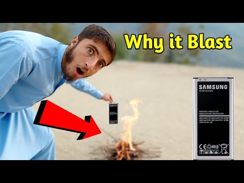 Mobile phone Battery blast Experiment | Why it blast | Battery blasting ...