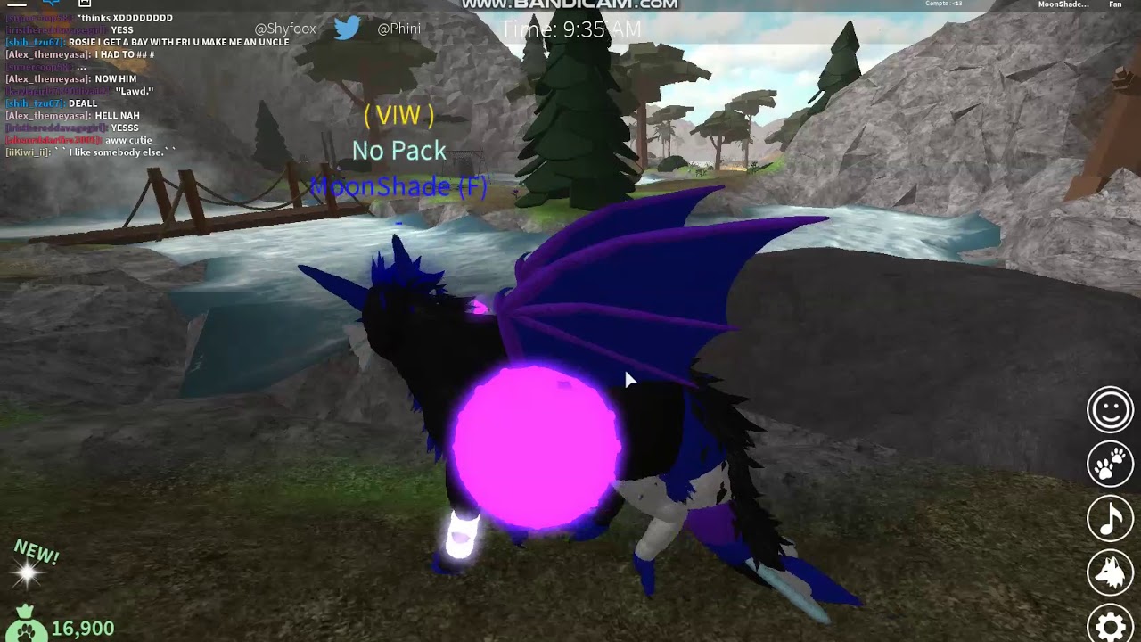 Roblox Wolves life 3 : mix skin with BlackSgade and MoonLight - Moon ...
