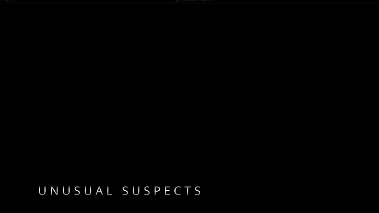 UNUSUAL SUSPECTS Film - YouTube