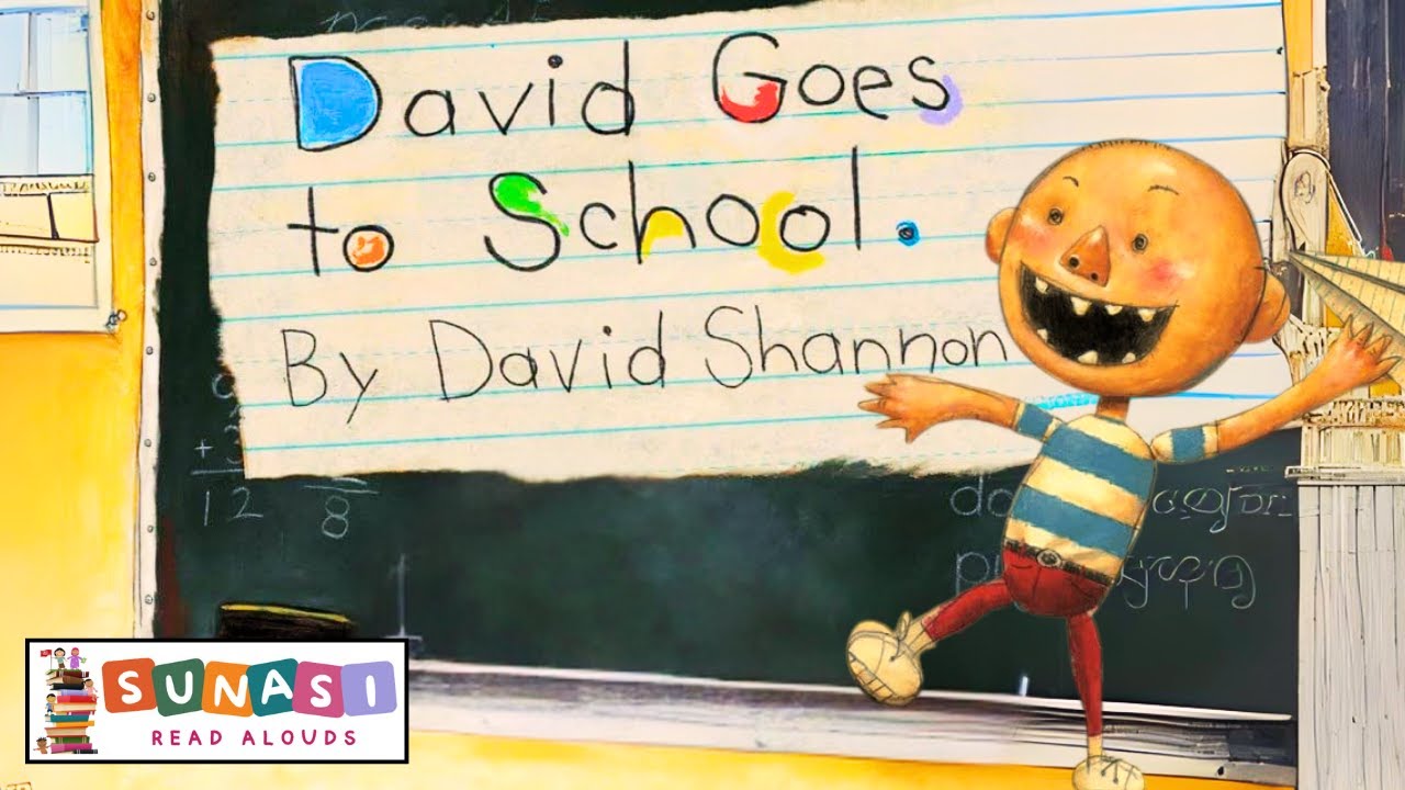 📚DAVID GOES TO SCHOOL by David Shannon | Fun Read Aloud Book for Kids ...