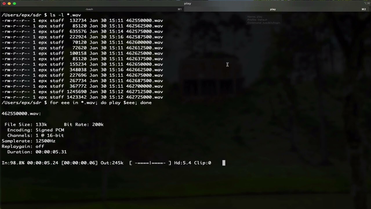 Demo: multi-channel SDR receiver - YouTube