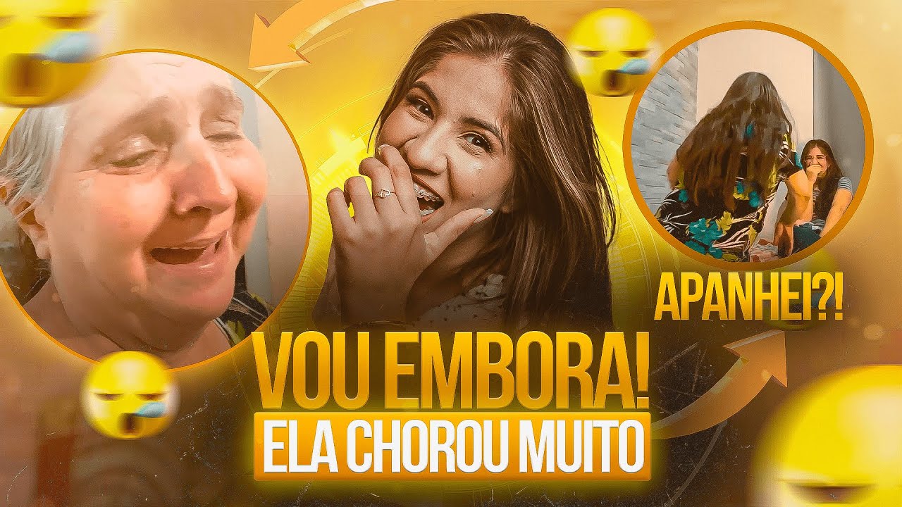 Trollei Minha MÃe Falando Que Ia Embora Para A ItÁlia Ela Chorou Muito