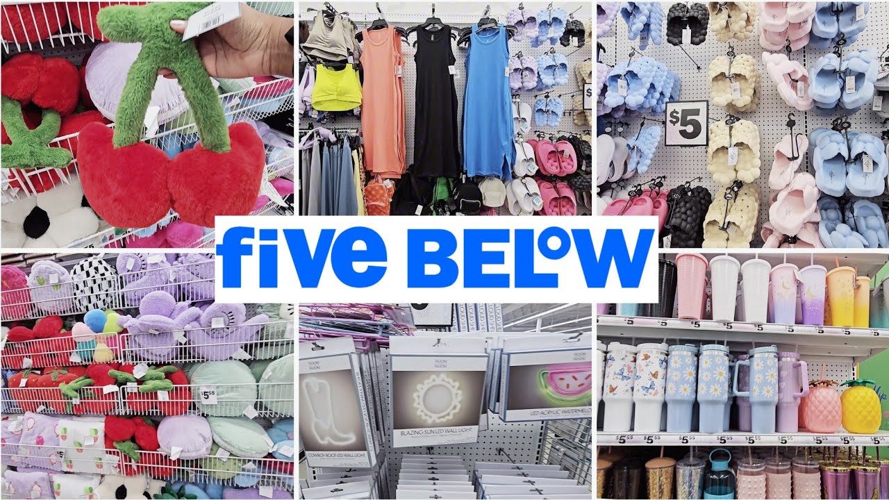 FIVE BELOW SHOP WITH ME NEW SPRING ITEMS 2024 - YouTube
