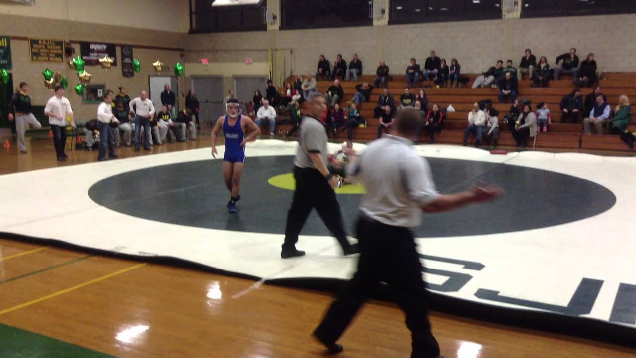 Owen Mayer 152 lbs senior win vs Saint Joes - YouTube