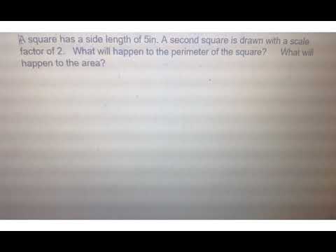 Scale Factor with Perimeter and Area - YouTube