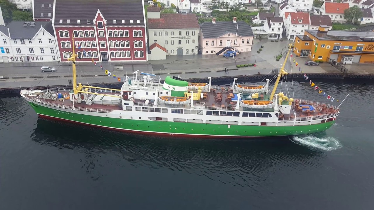 MS Sandnes entering Stavanger/ MS Sandnes einlaufend Stavanger - YouTube