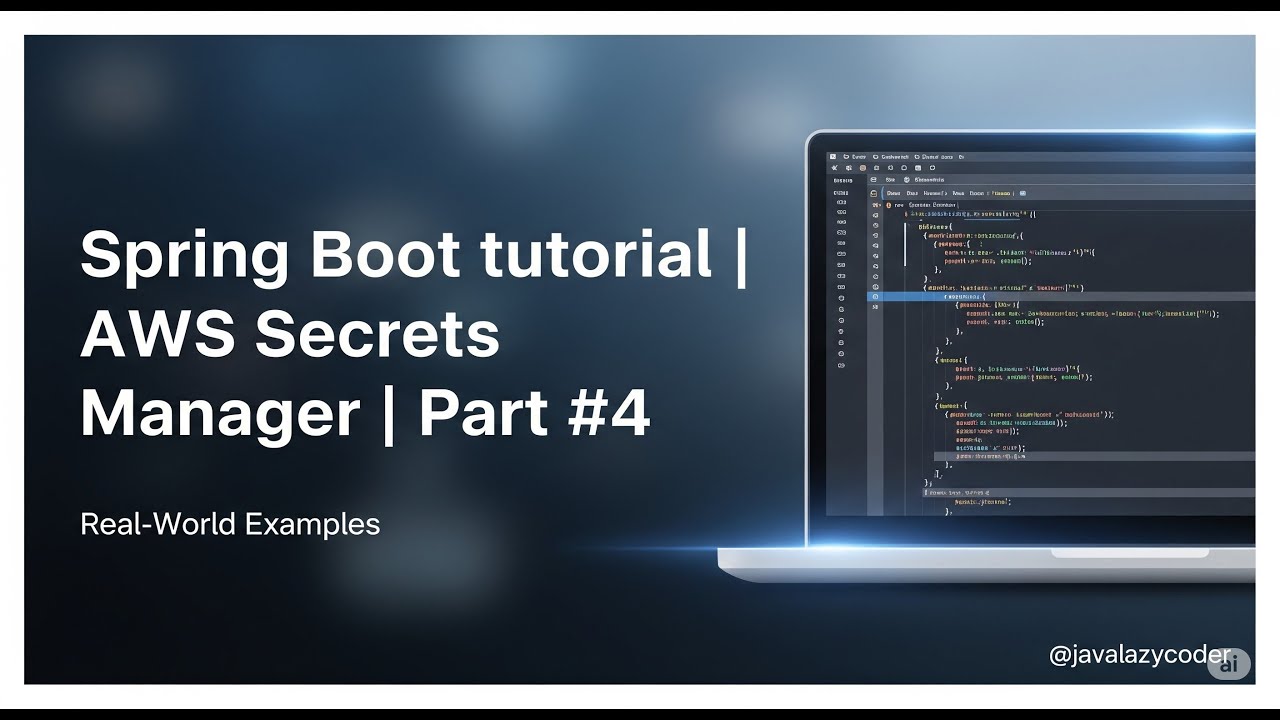 spring boot tutorial | AWS secrets manager #springboot # ...