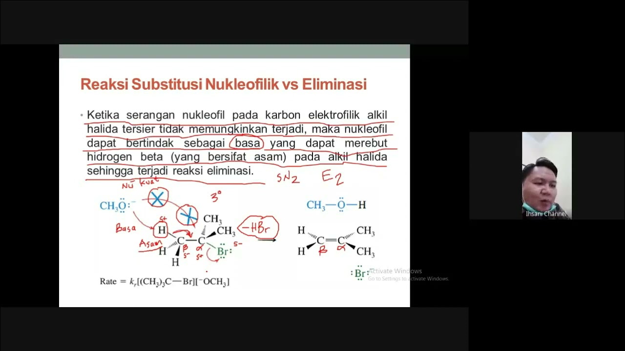 Reaksi-Reaksi Alkil Halida (Part 4) | Reaksi Eliminasi Beta, Perbedaan ...