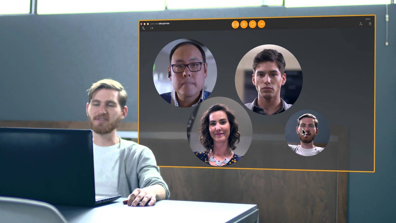 Video conferencing with join.me - YouTube