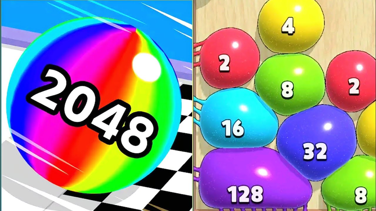 Ball Merge 2028 vs Blob Merge 3D Games_All Levels Gameplay(iOS ...