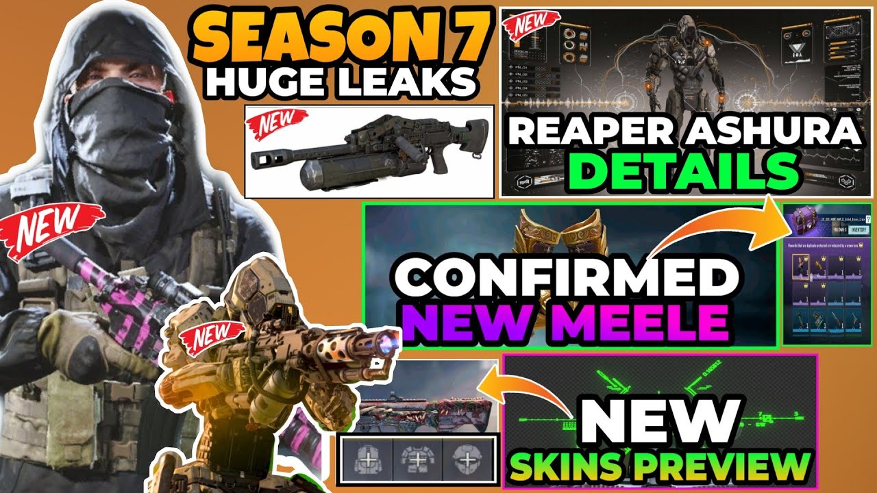 *NEW* SEASON 7 (2021) CODM HUGE LEAKS | REAPER ASHURA DETAILS | NEW ...
