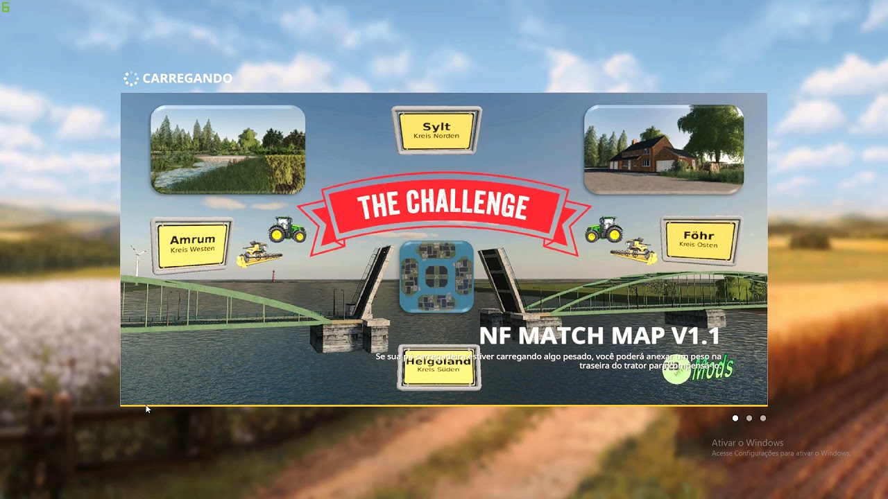 NF MATCH MAP | APRESENTANDO MODs | FS19 - YouTube