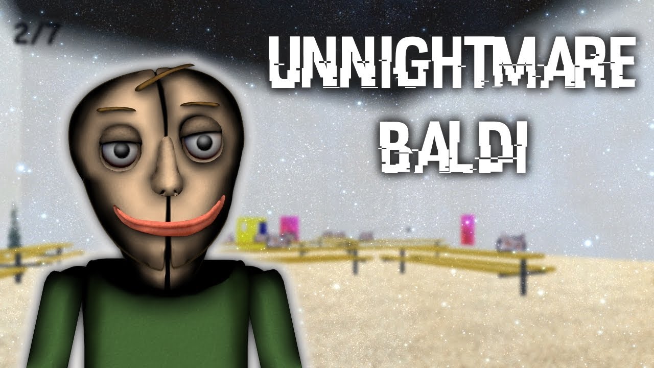 [FNAF | Speed Edit] Making Unnightmare Baldi (Baldi's Basics in Nightmares) - YouTube