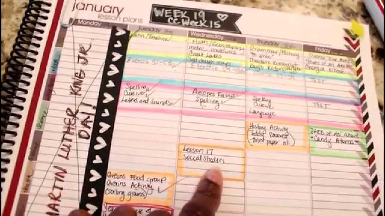 My 2014-2015 Homeschool Planner - YouTube