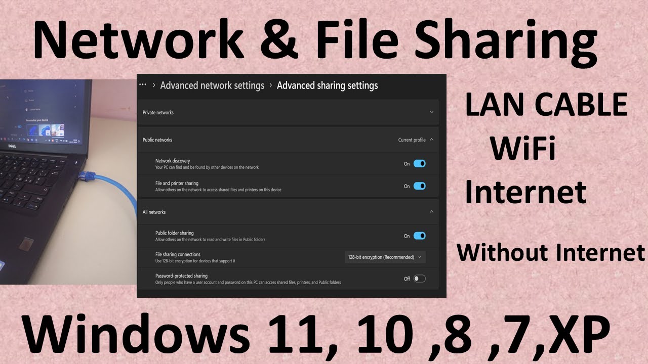 Network Sharing Windows 11 || Files & Folders Sharing Windows 11 - YouTube