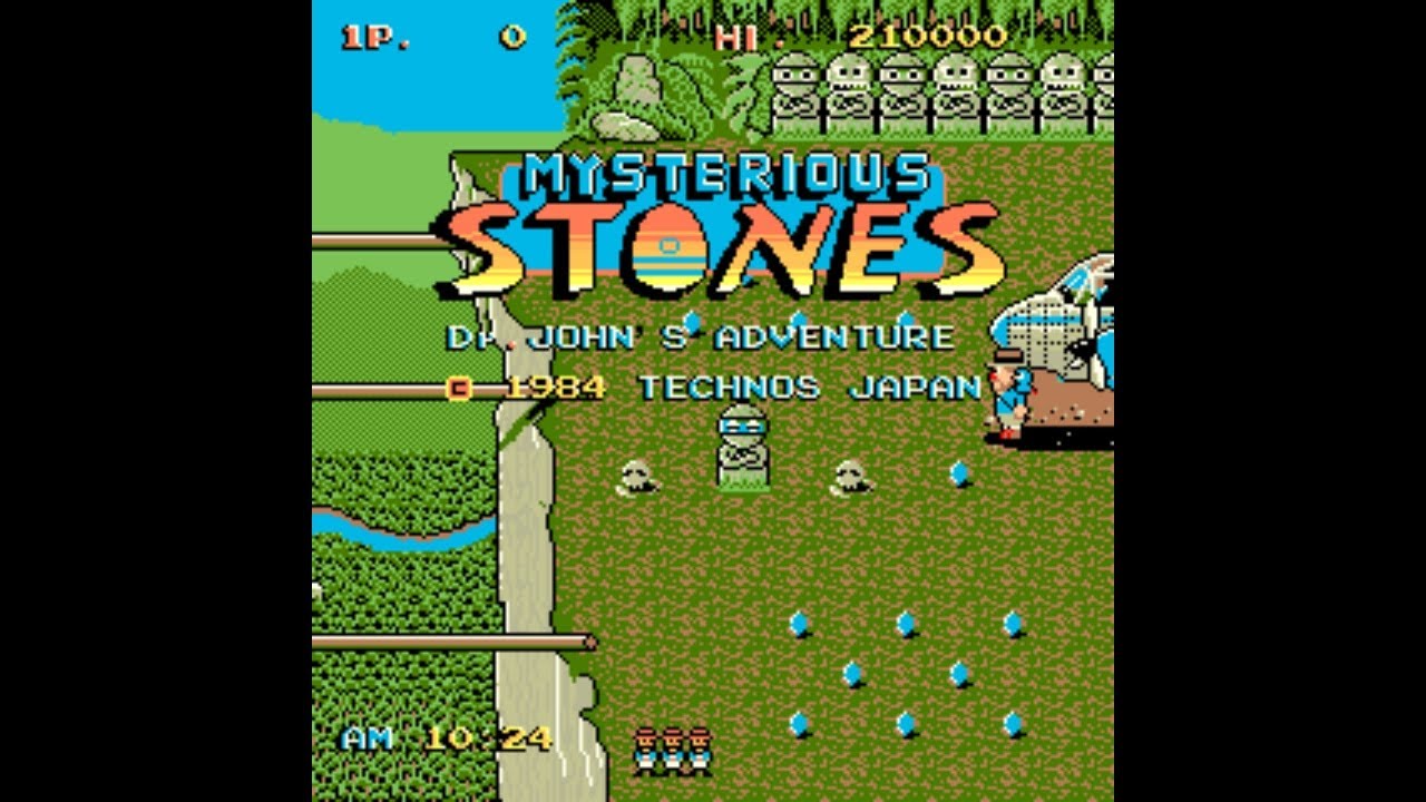 Mysterious Stone 1984 Technos Japan Mame Retro Arcade Games - YouTube