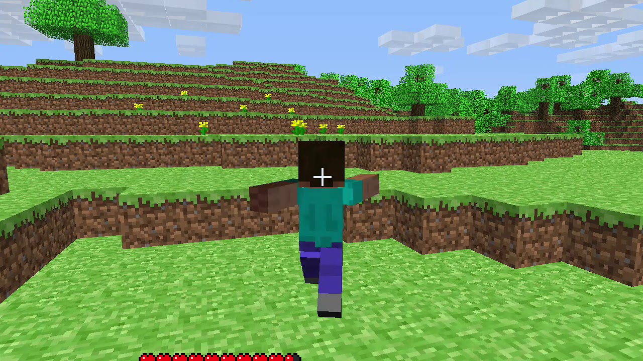 Minecraft InfDev Alpha player movement animation - YouTube