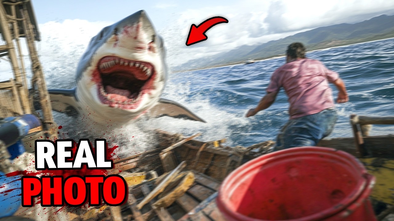 Great White Shark Attacks & SINKS Fishing Boat Near South Australia ...