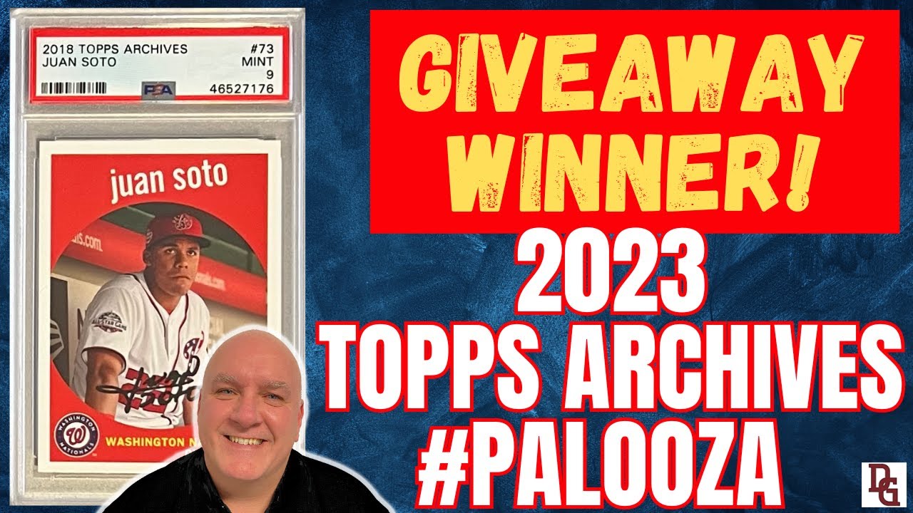 2023 Topps Archives #palooza Giveaway Winner - YouTube