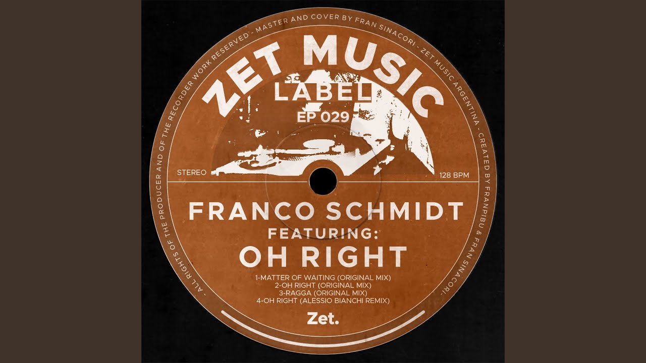 Oh Right (Original Mix) - YouTube
