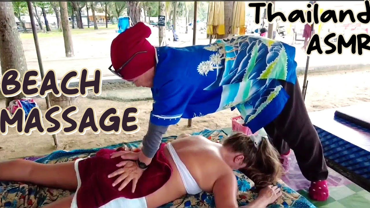 ASMR BEACH MASSAGE Thailand - YouTube