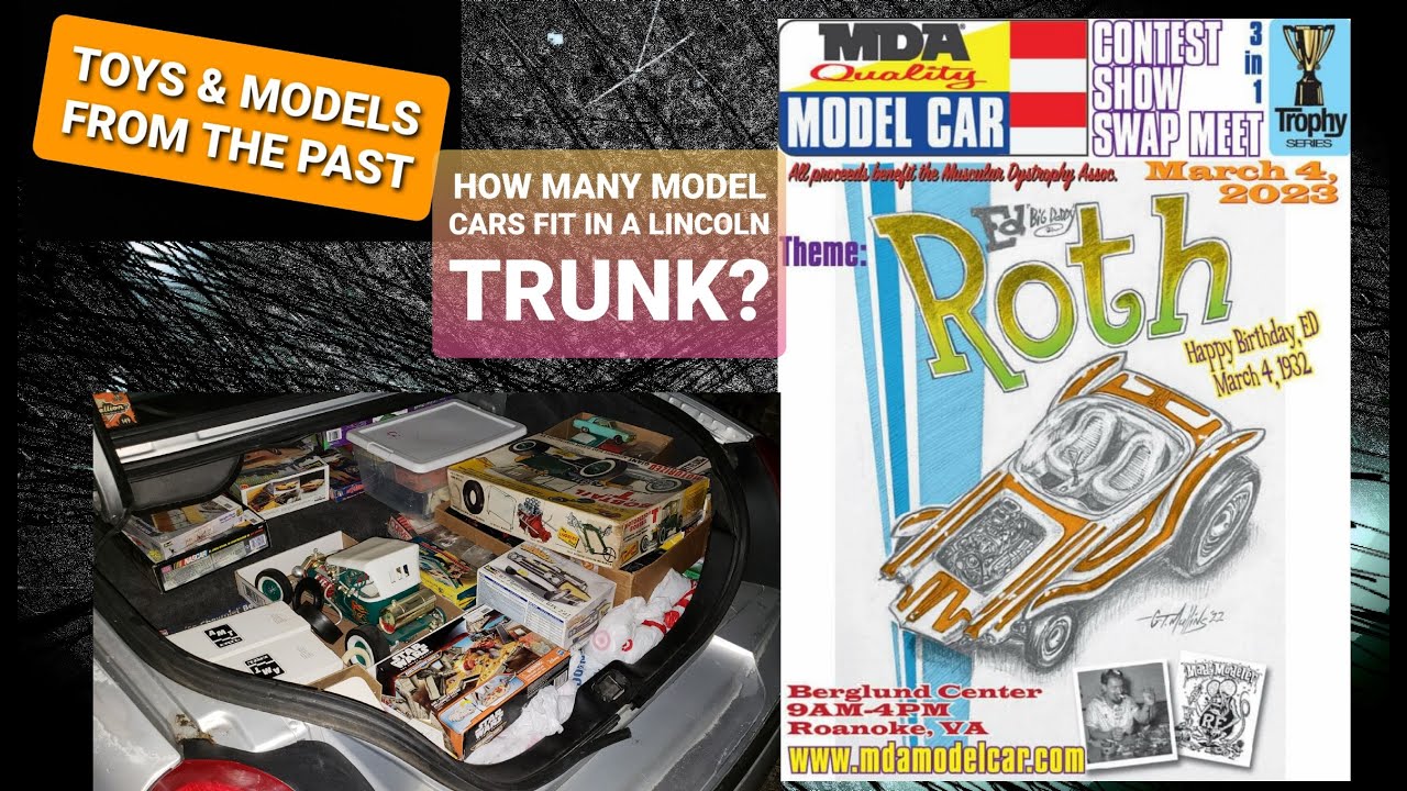 MDA ROANOKE VA 2023 MODEL CAR CONTEST SWAP MEET PRETRIP. HOW MANY MODEL ...