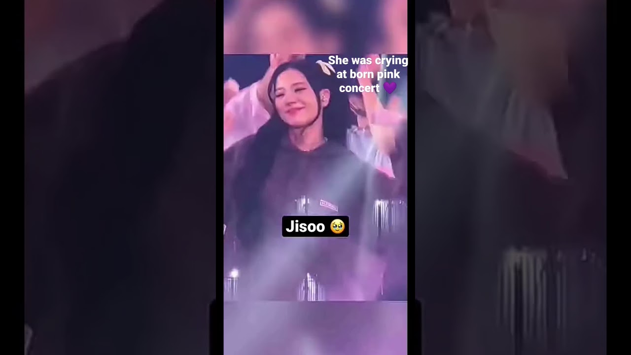 jisoo crying at born pink concert#blackpink #jisoo #bornpink # ...