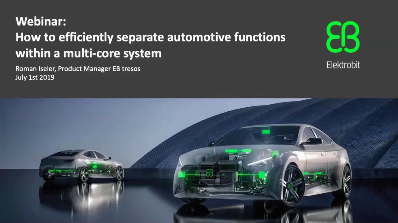 Elektrobit Webinar: EB tresos Embedded Hypervisor - YouTube