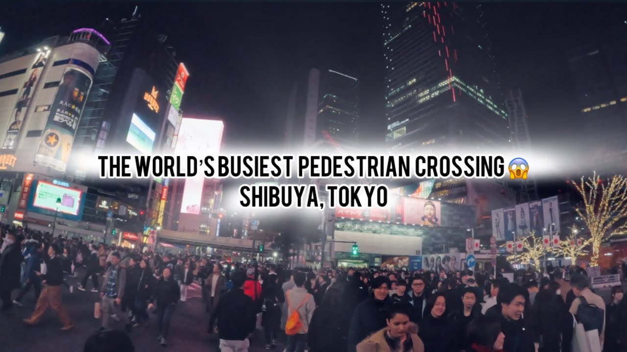 Exploring the world’s busiest crossing Shibuya, Tokyo - YouTube