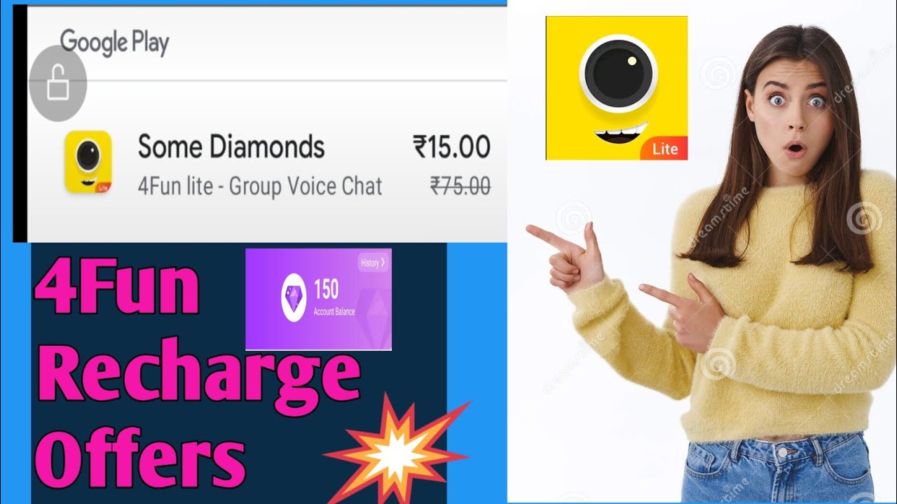4Fun App Recharge Offers | 4Fun Daimonds Recharge Hacks | 4Fun Daimonds Settings | - YouTube
