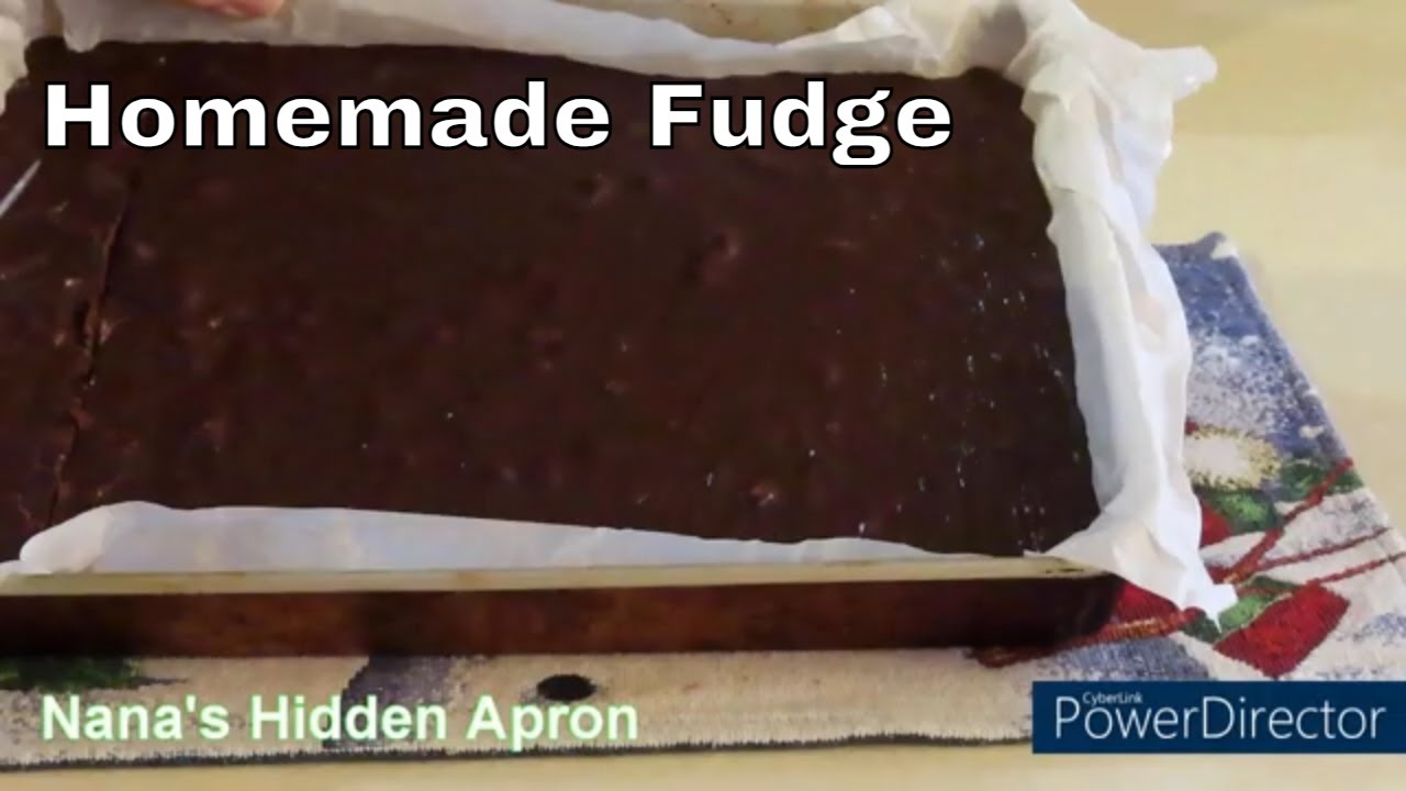 Homemade Fudge with just a few ingredients - YouTube