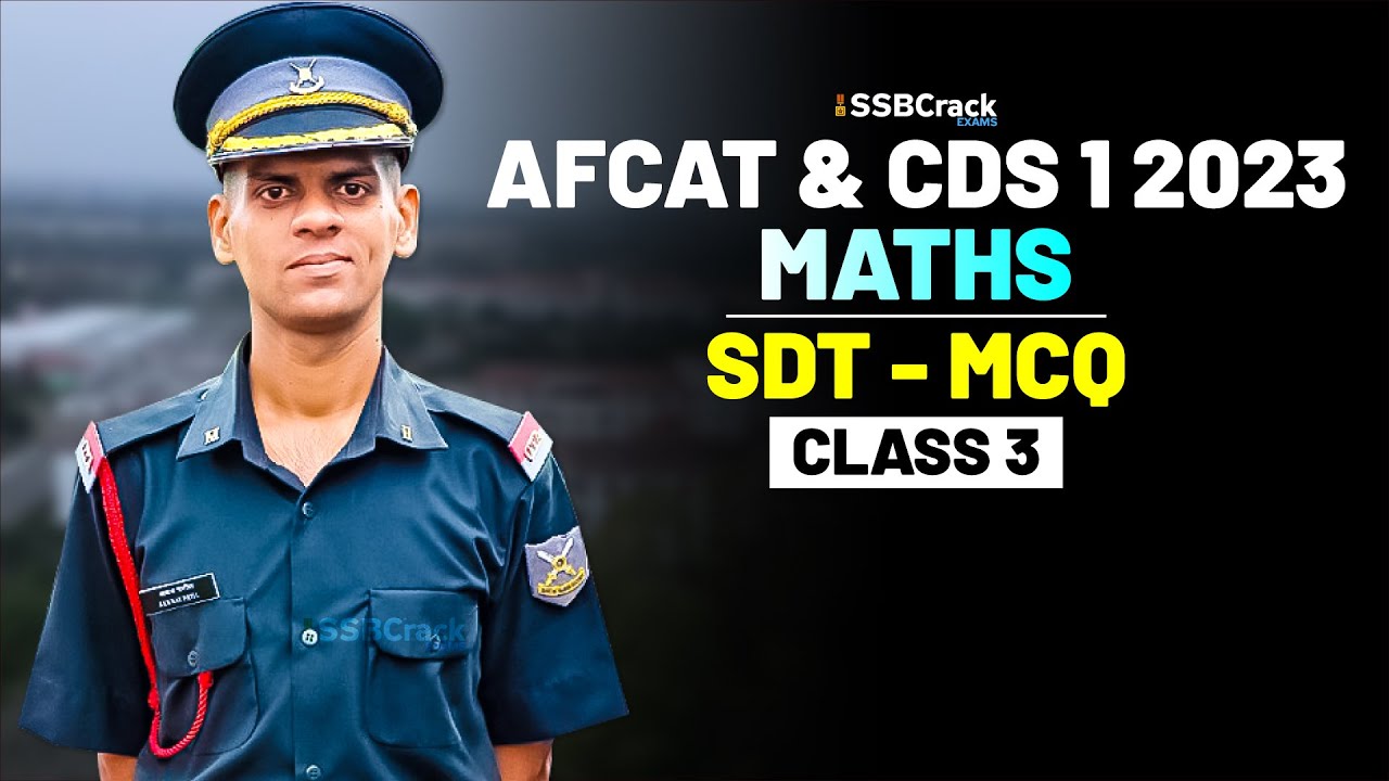 CDS & AFCAT 1 2023 Exam Mathematics Crash Course - Speed, Distance & Time - Class 3 - YouTube