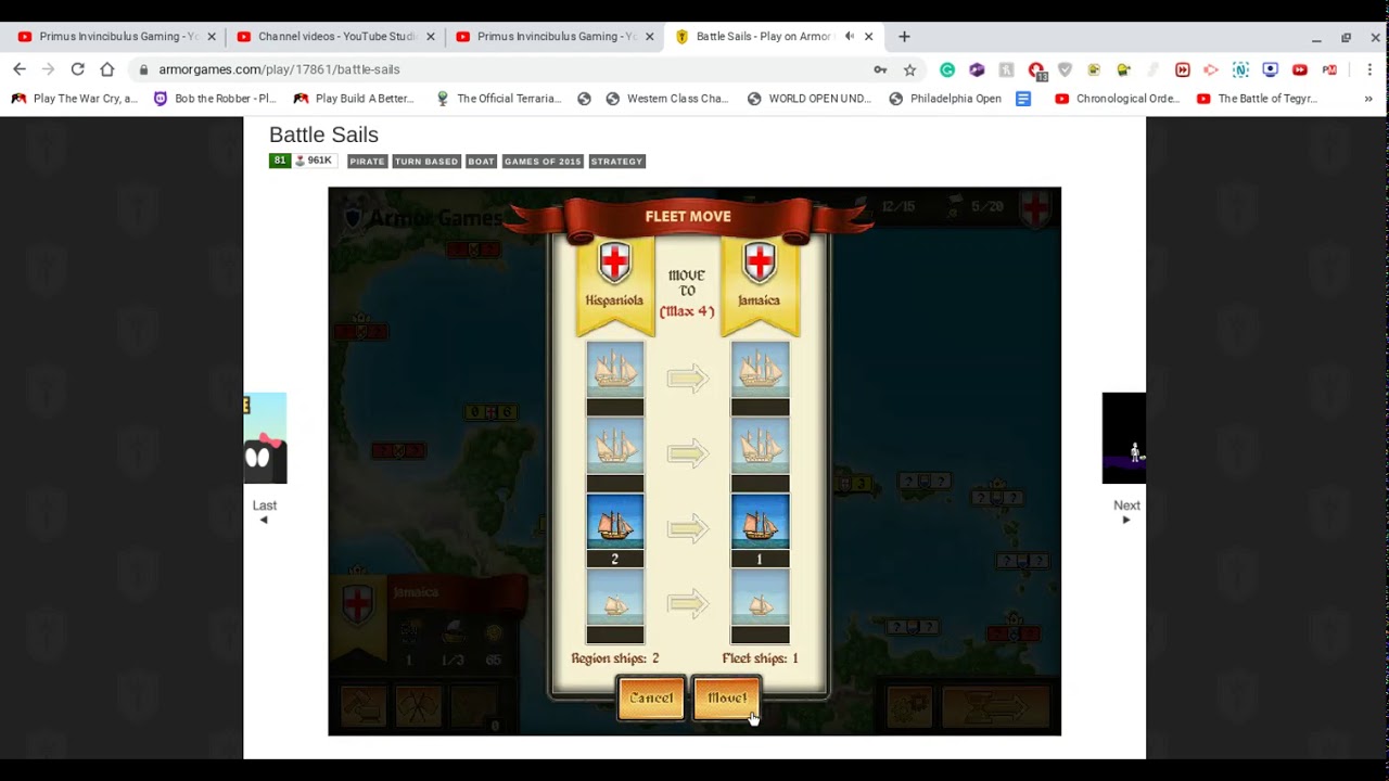 Battle Sails Hardmode playthrough with strategy. - YouTube