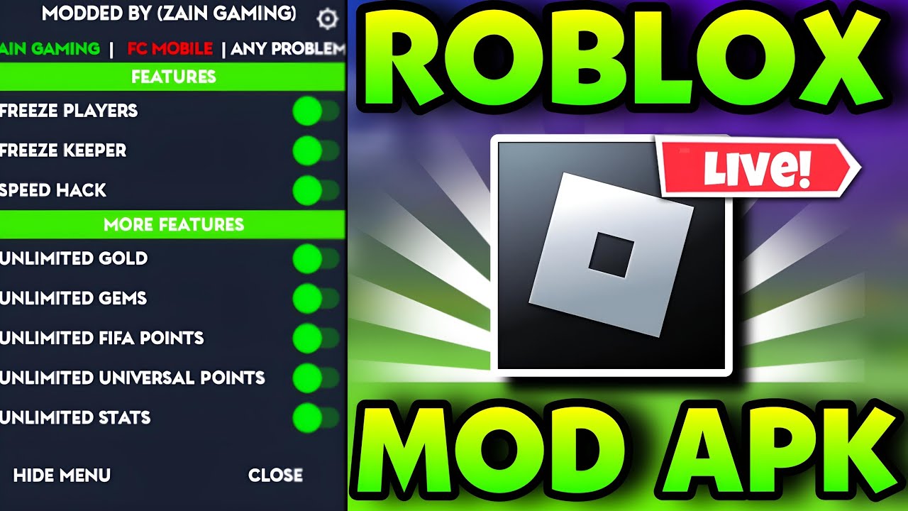Roblox MOD MENU v2.656.677 APK - Unlimited Robux & Vip Features ...