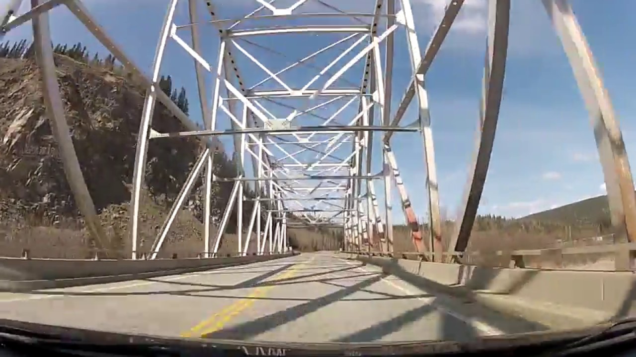 Tanana River bridge and Alaska Pipeline bridge by Delta Jct - YouTube
