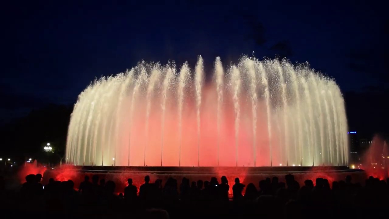 Magic Fountain of Montjuïc Night Show Barcelona, Spain - YouTube
