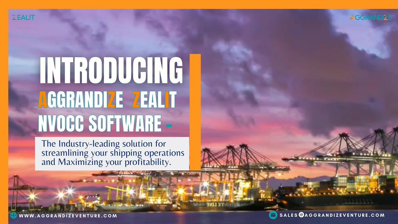 NVOCC Software | ZEALIT | NVOCC Operations | Streamline Your Shipping ...