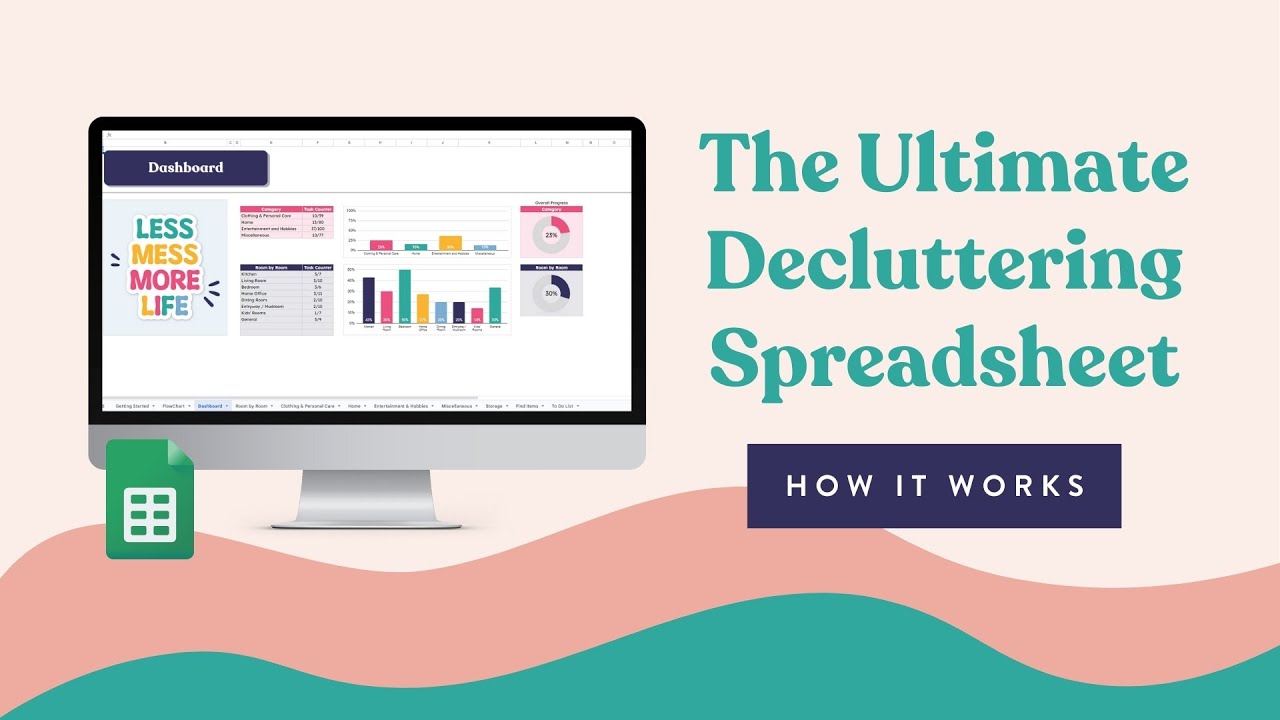 The Ultimate Decluttering Spreadsheet Walkthrough - YouTube