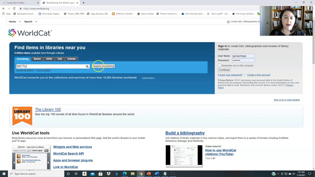Tips for Using WorldCat - YouTube
