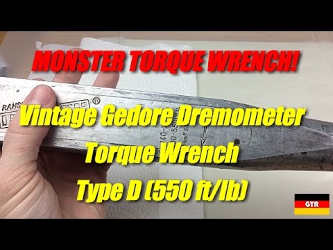 Vintage Gedore Dremometer Type D Torque Wrench Teardown & Restoration ...