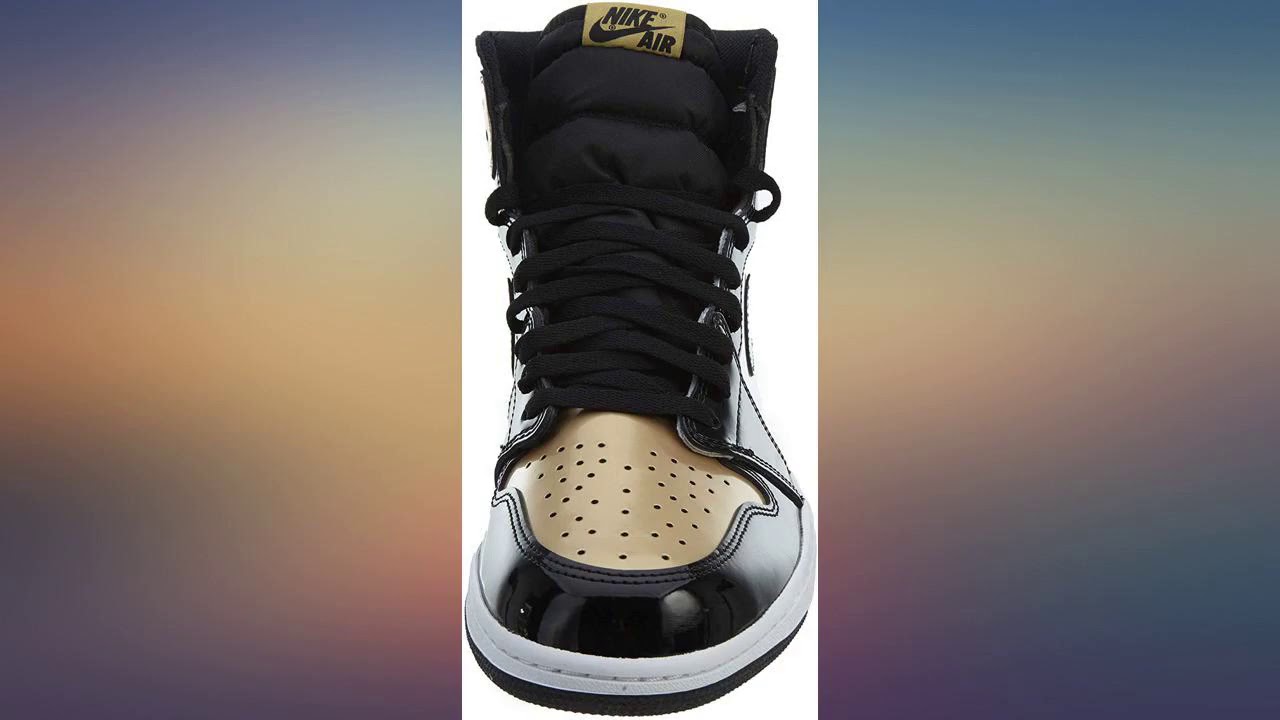Air Jordan 1 Retro High OG NRG "Gold Toe" - 861428 007 review - YouTube