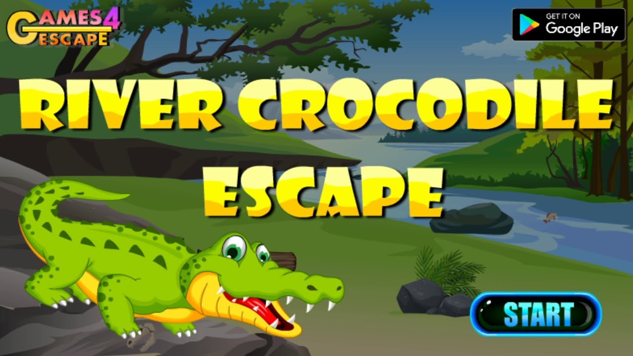 River Crocodile Escape [Complete Walkthrough] - Games4Escape - YouTube