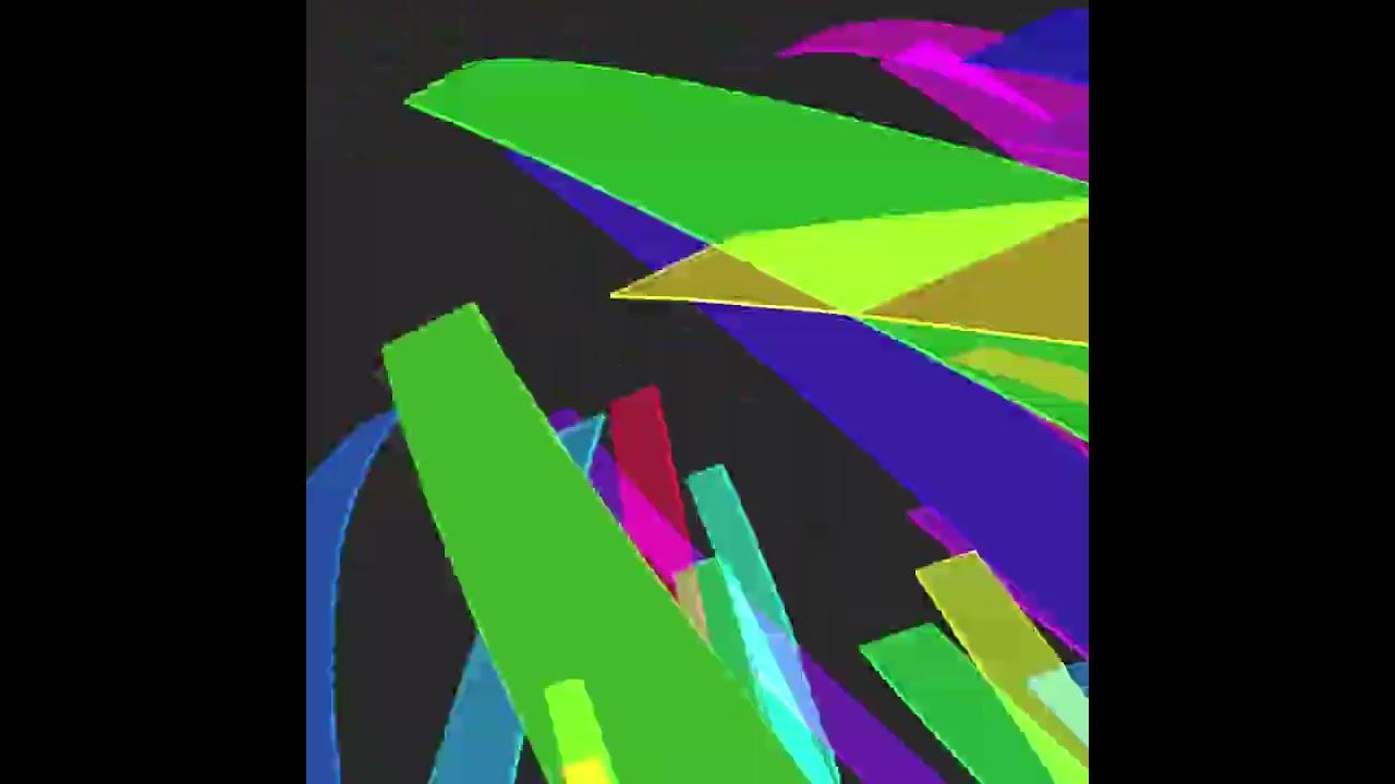 Translucent ribbon. Draw by openFrameworks - YouTube