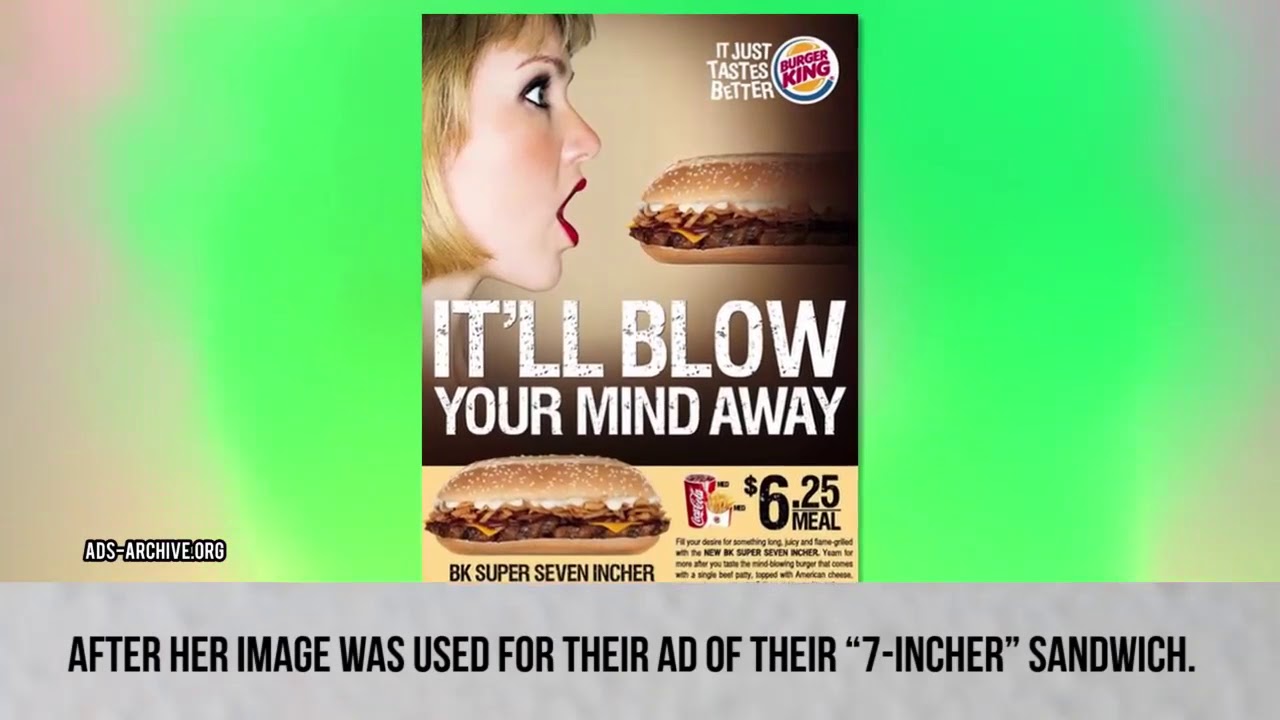 burger king seven incher ad se3ls english - YouTube