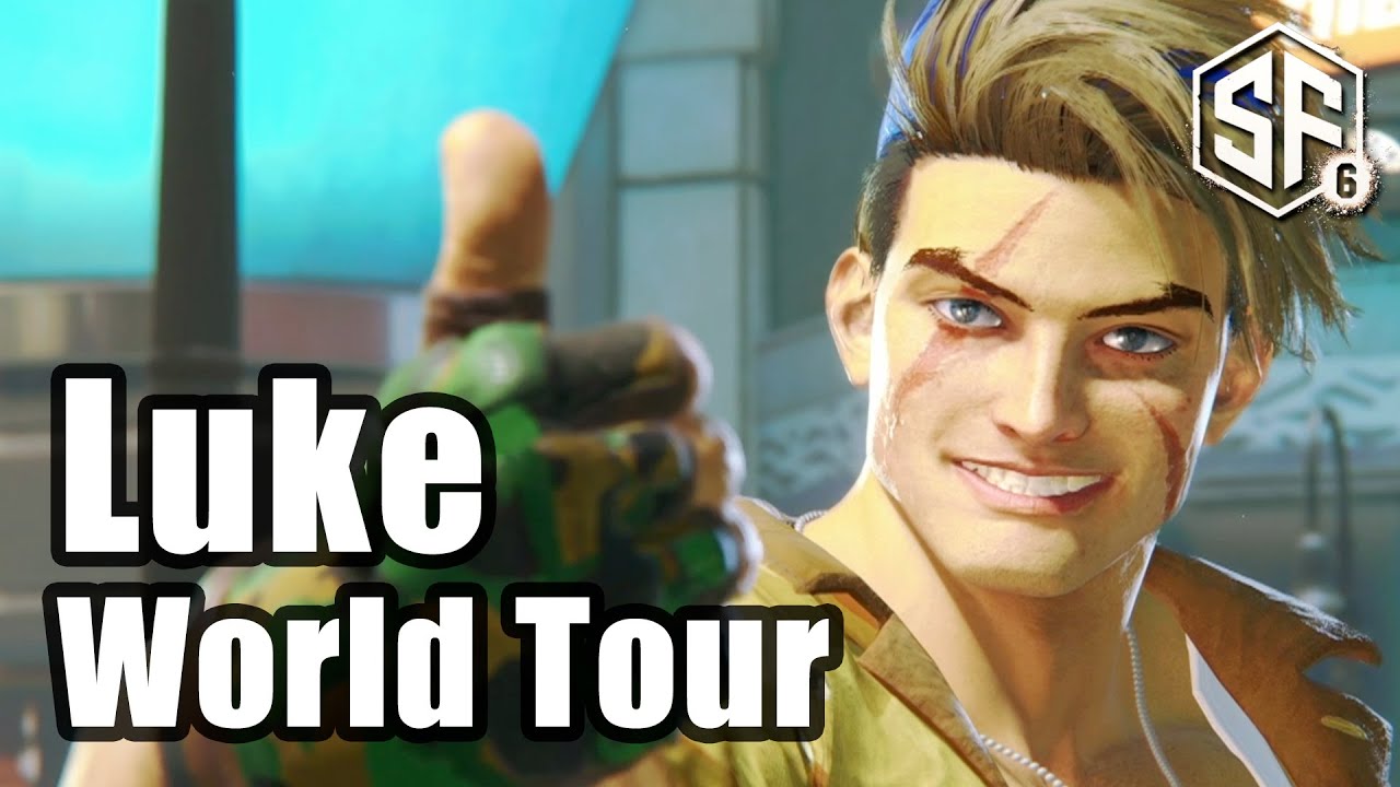 👍🏻 Luke Cutscenes In World Tour ~ Street Fighter 6 - YouTube