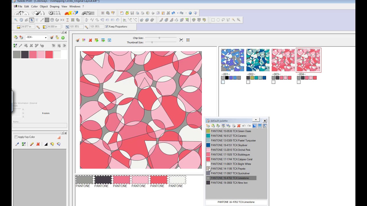 Kaledo Print-How to Create Colorways - YouTube