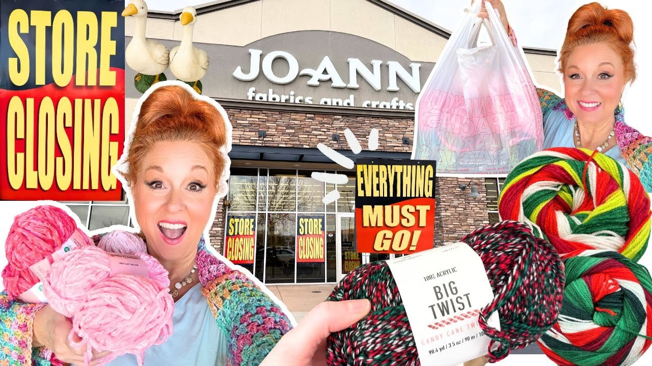 Shopping Joann's closing sale YARN HAUL! What did I buy? - YouTube