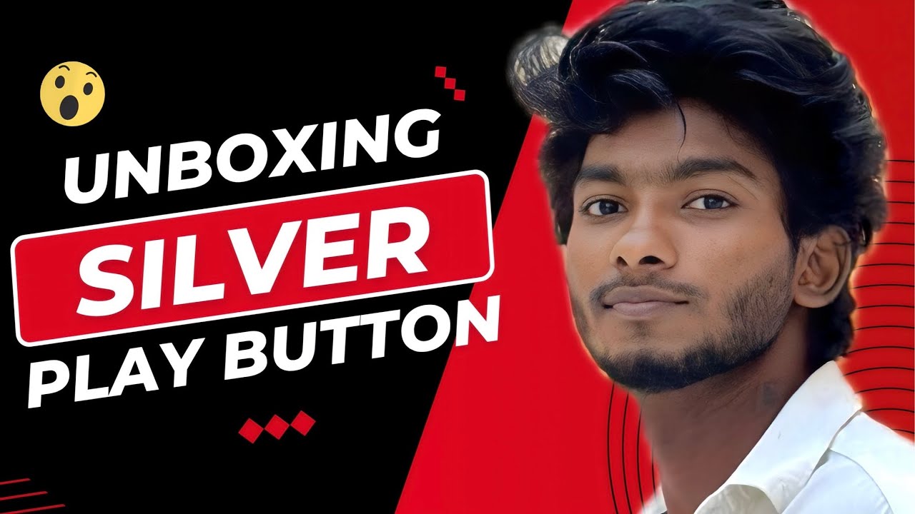 Unboxing silver play button 😱 Road to 500k subscribers 🔥 - YouTube