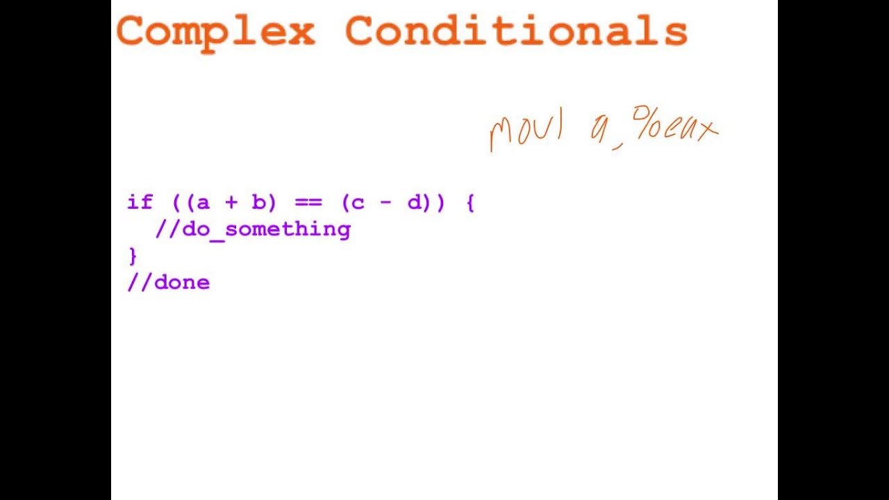 Clemson Ece 273 Lab 3 Control Statements In X86 Assembly Language Youtube
