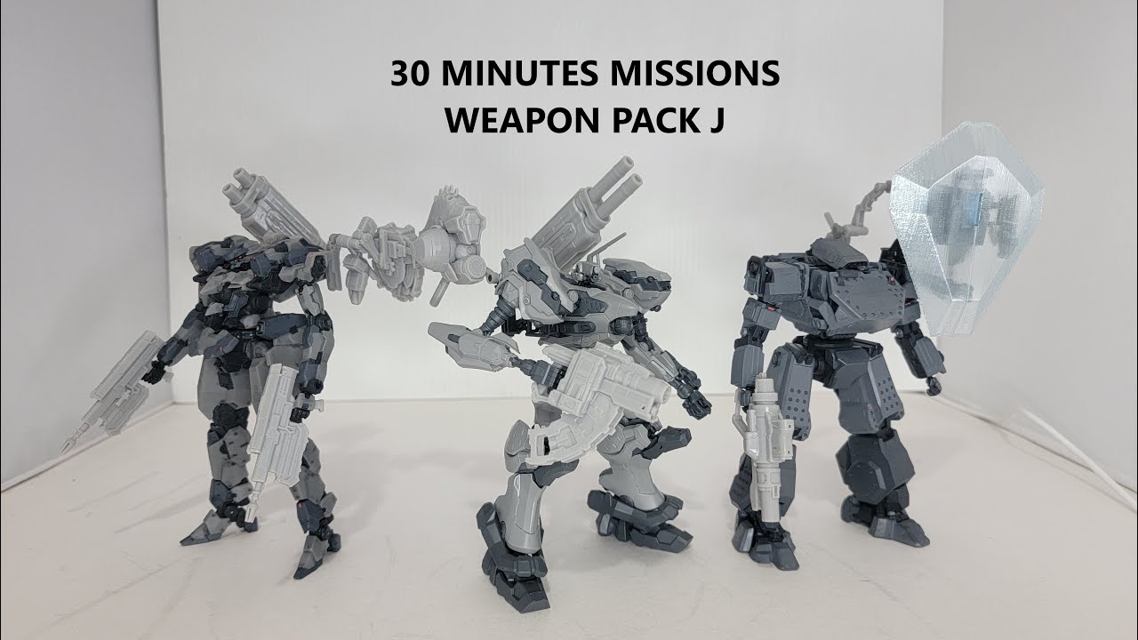 Weapon Pack J Release for Armored Core 6 30MM Model Kits! - YouTube